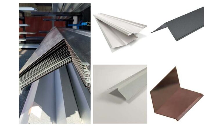 What are the different types of metal flashings?